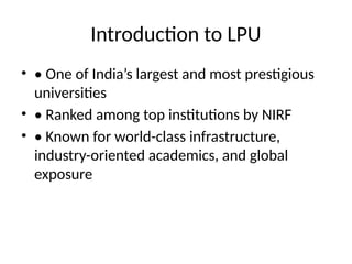 LPU_Pharmacy_Presentation (1).pptx....................... | PPT