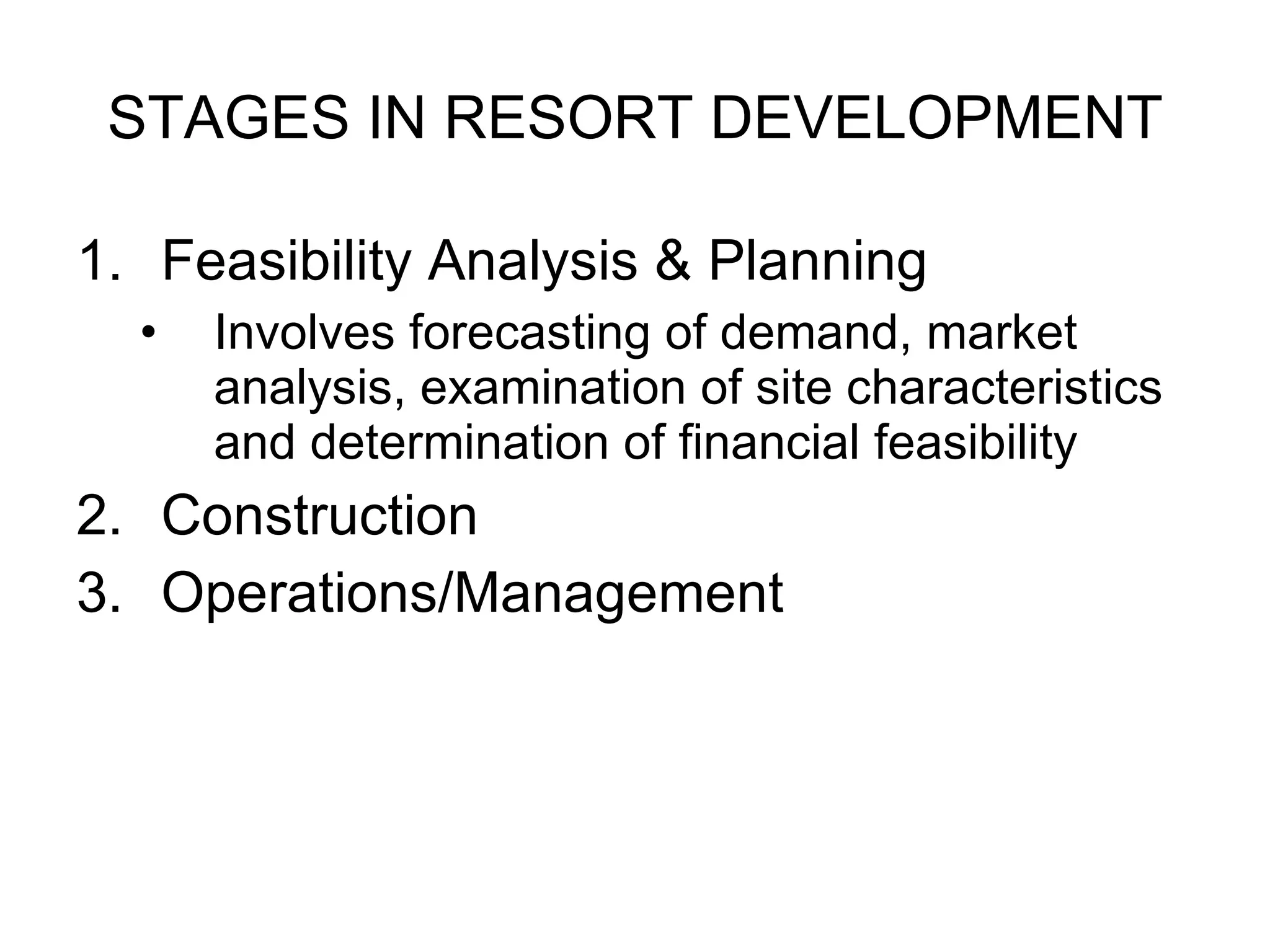 planning resort planning | PPT
