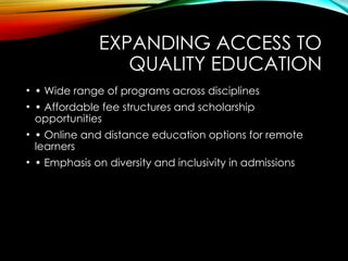 LPU_Role_in_Higher_Education.pptx....... | PPTX