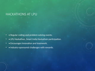 LPU_Skill_Enhancement_Programs.pptx..... | PPTX