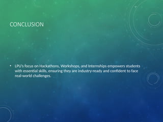 LPU_Skill_Enhancement_Programs.pptx..... | PPTX