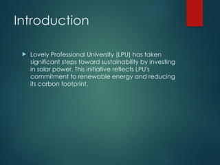 LPU_Solar_Power_Initiative.pptx......... | PPTX