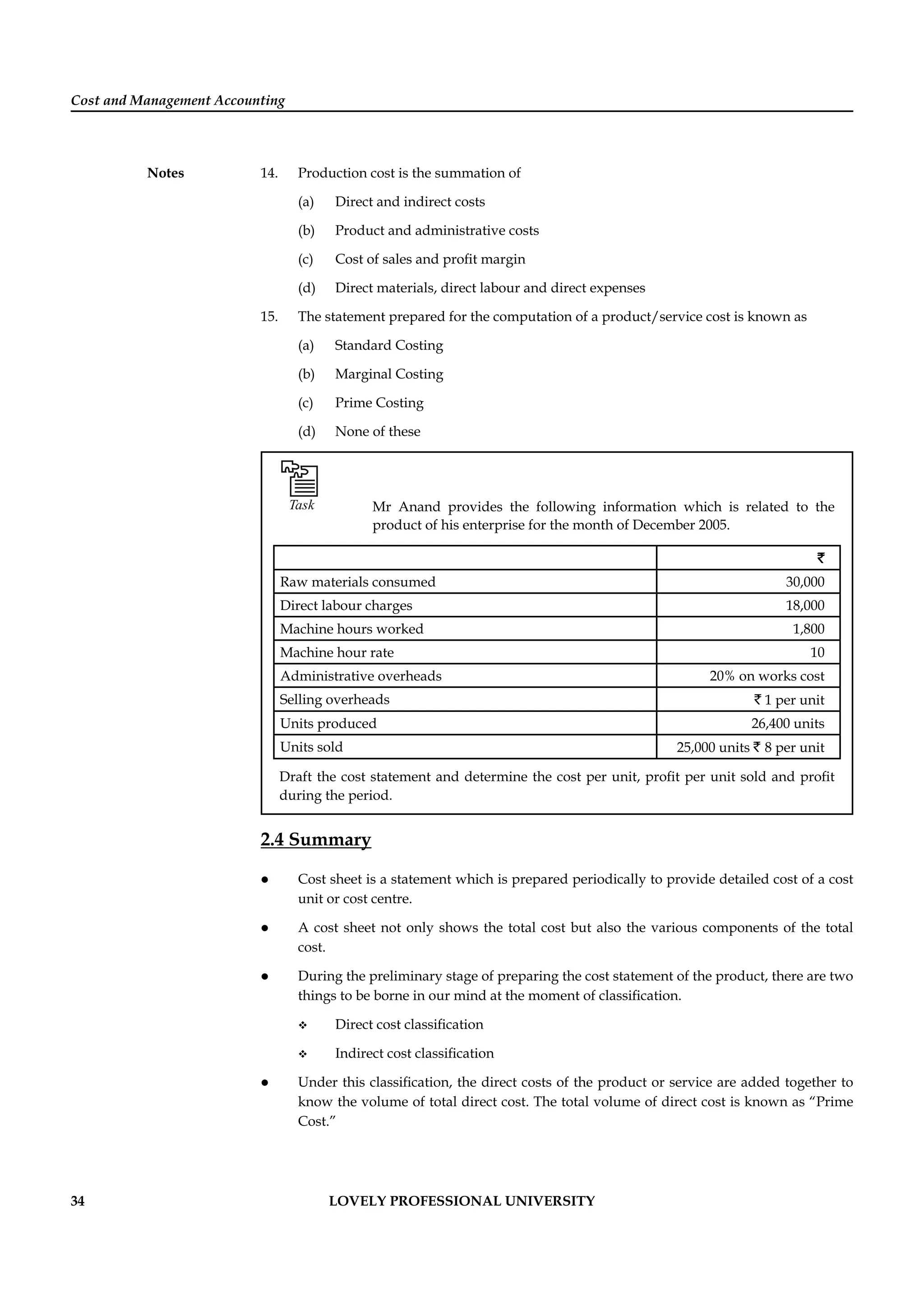 Lpu Text -cost and management_accounting | PDF