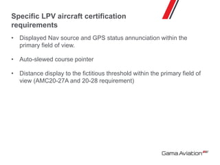 LPV aircraft certification. EGNOS workshop | PPT