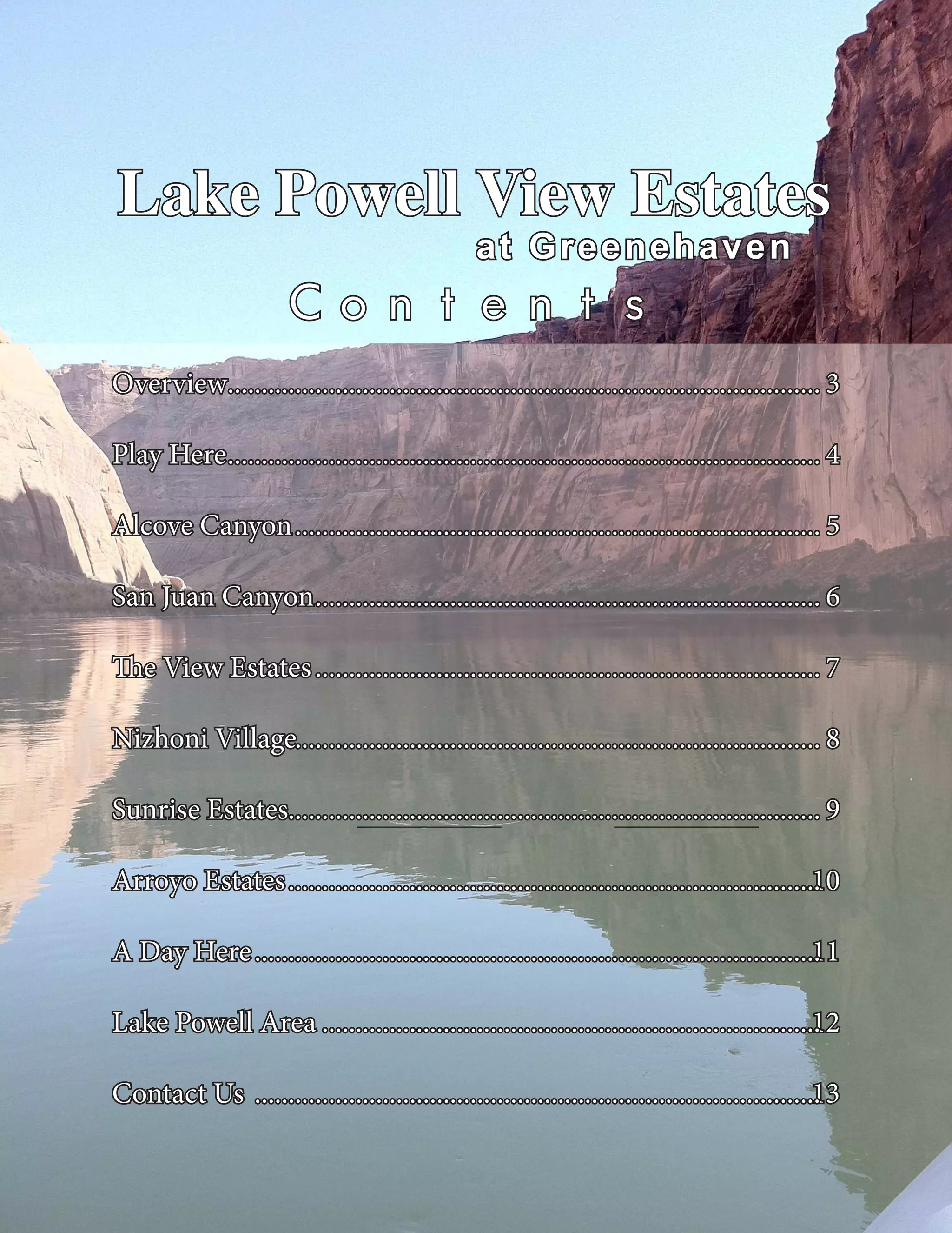 Welcome to Lake Powell View Estates | PDF