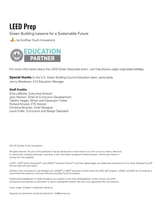 Welcome to LEED Prep | PDF