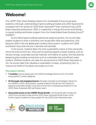 Welcome to LEED Prep | PDF