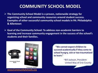 Sarah A Reed Children's Centers Engagement in Community School Effort ...