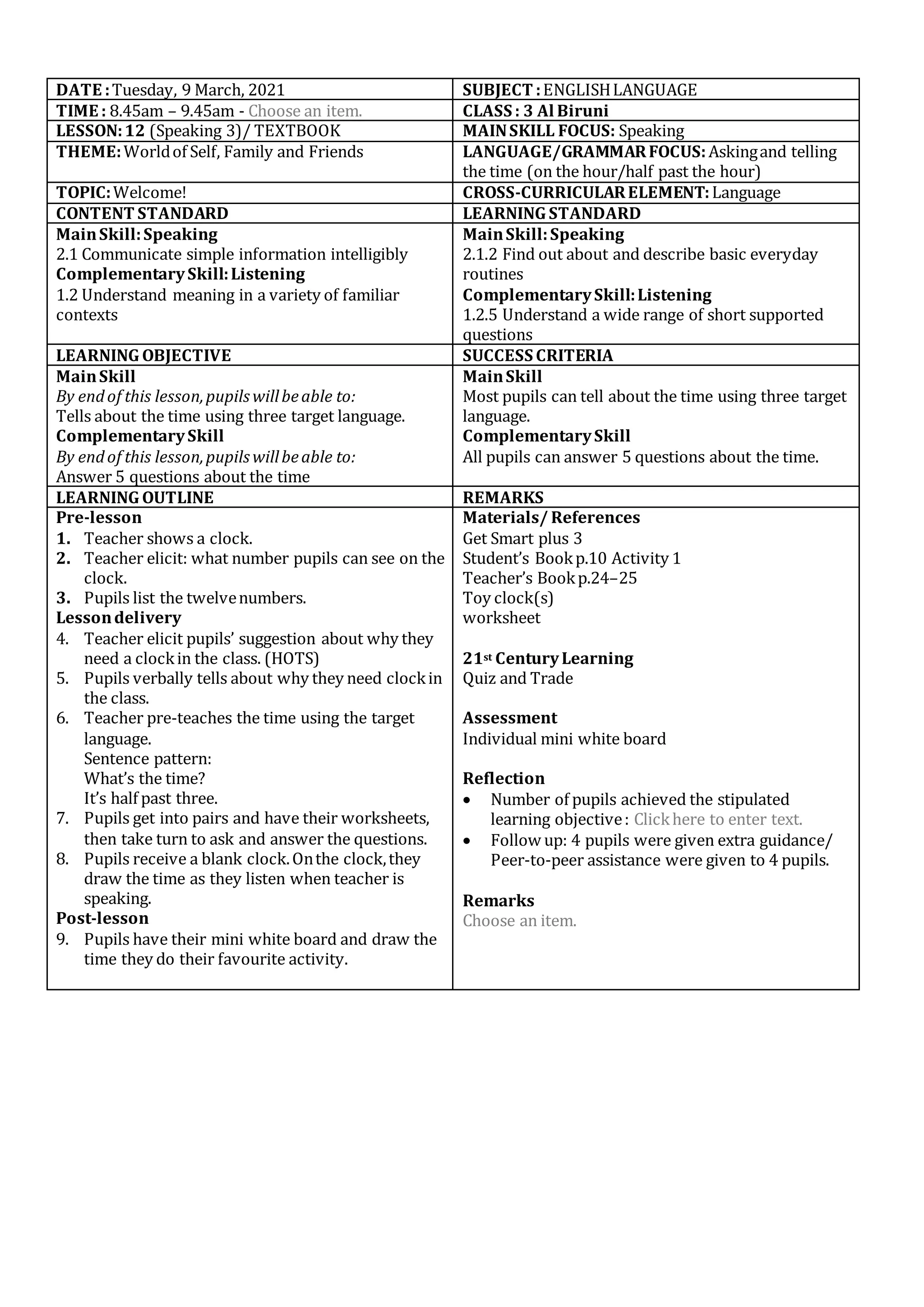 Lp year 3 2019 unit 1 (revised) | DOCX