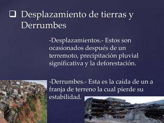 Fenómenos naturales | PPTX