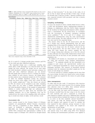 An Update of Lot Quality Assurance Sampling (LQAS) Technologies Handout ...