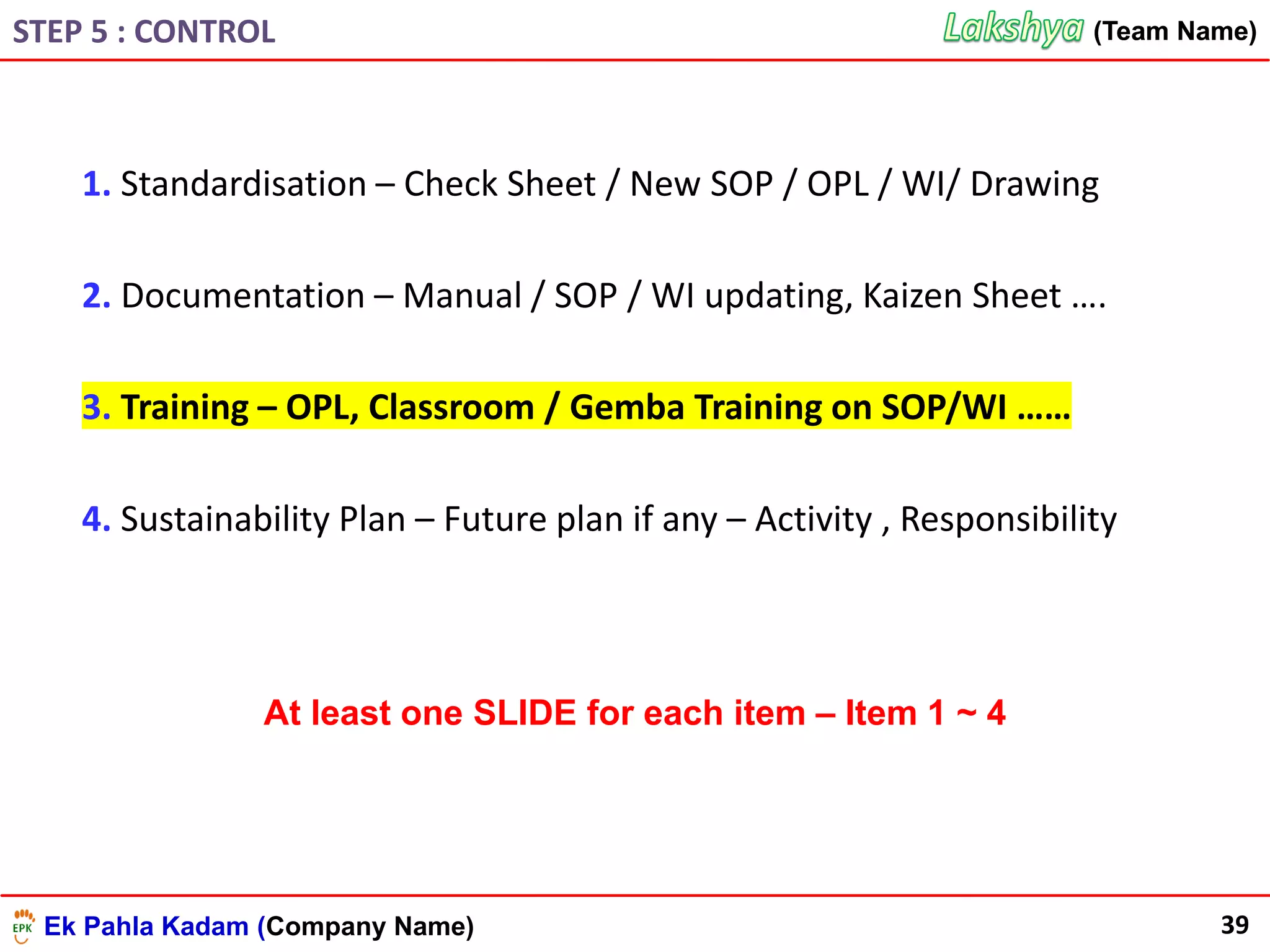 Lean Quality Circle Presentation Template | PDF