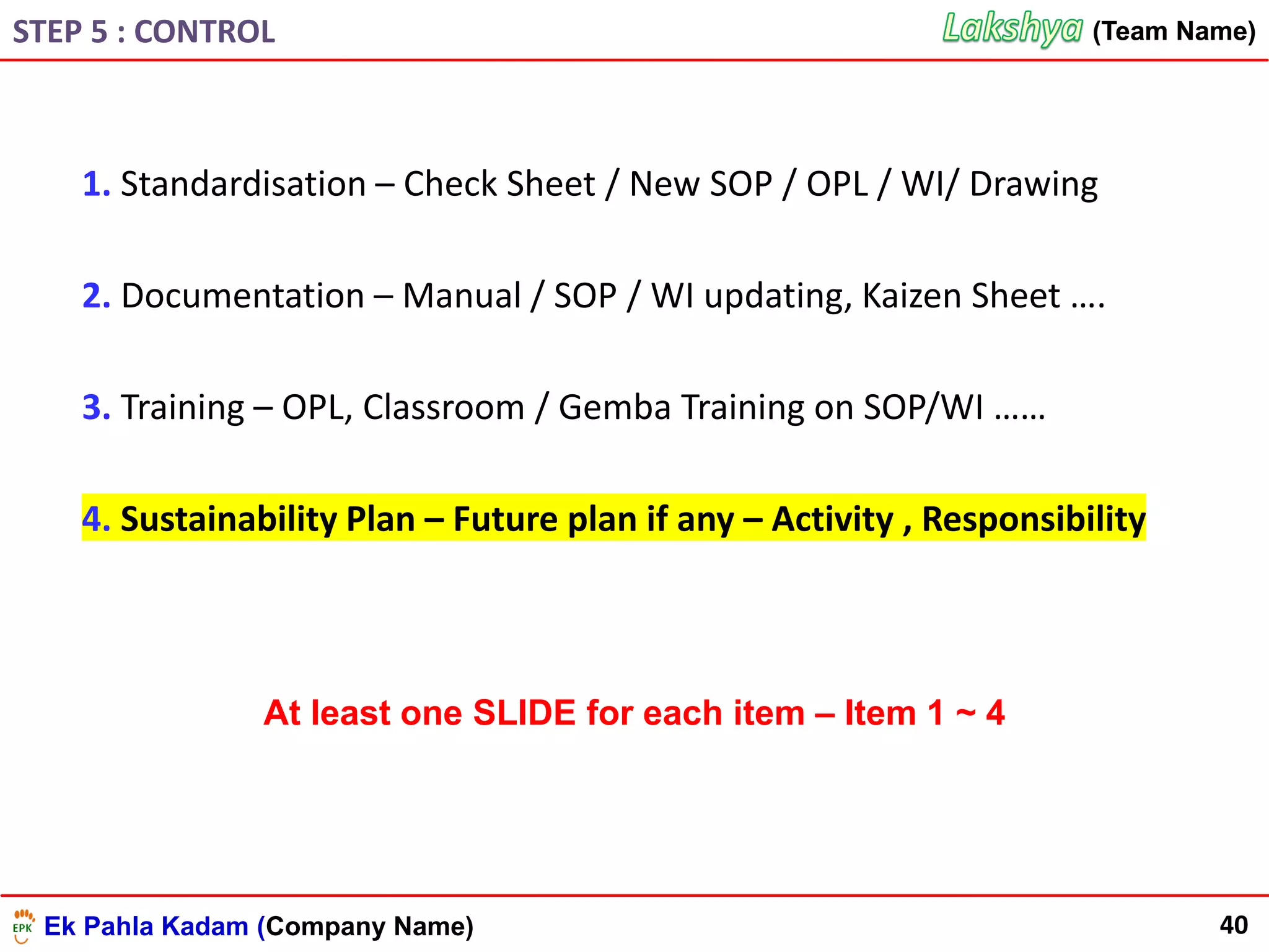 Lean Quality Circle Presentation Template | PDF