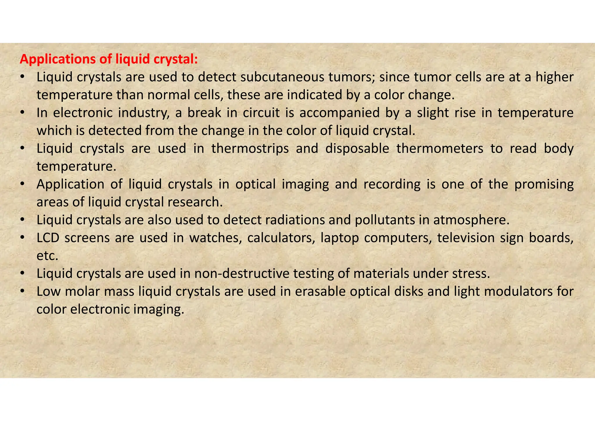 LQD.pdf Liquid crystals introduction and explanation | PPT