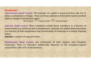 LQD.pdf Liquid crystals introduction and explanation | PDF
