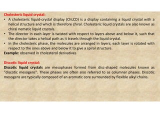 LQD.pdf Liquid crystals introduction and explanation | PDF