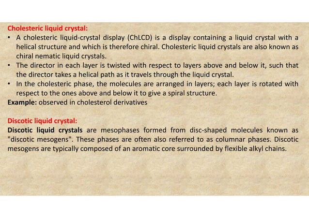 LQD.pdf Liquid crystals introduction and explanation | PPT