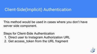 #Instagram API Get visibility you always wanted | PPT
