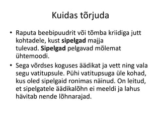 Sipelgad majas ja aias | PPT