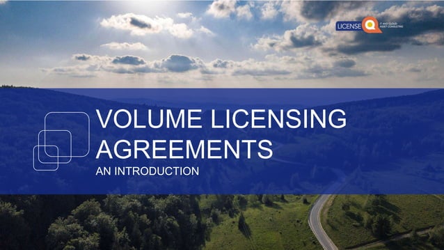 Microsoft Volume Licensing Basics Pptx