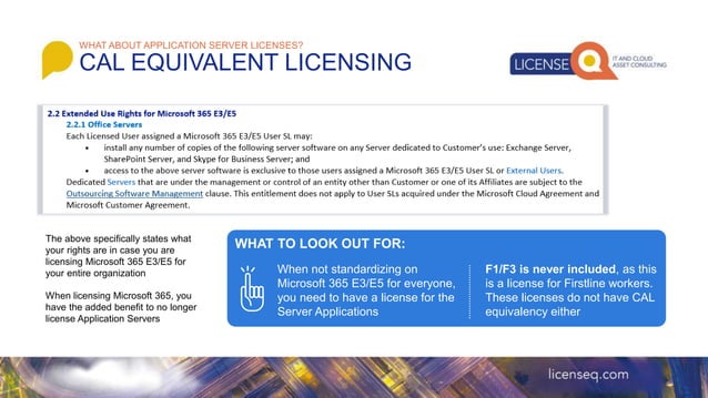 Microsoft Cloud Services Licensing | PPTX