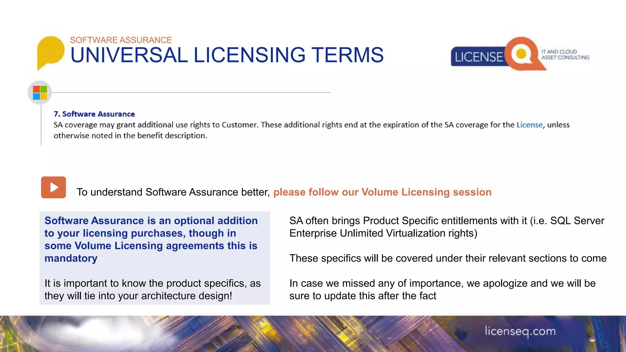 Microsoft Product Licensing Basics | PPTX