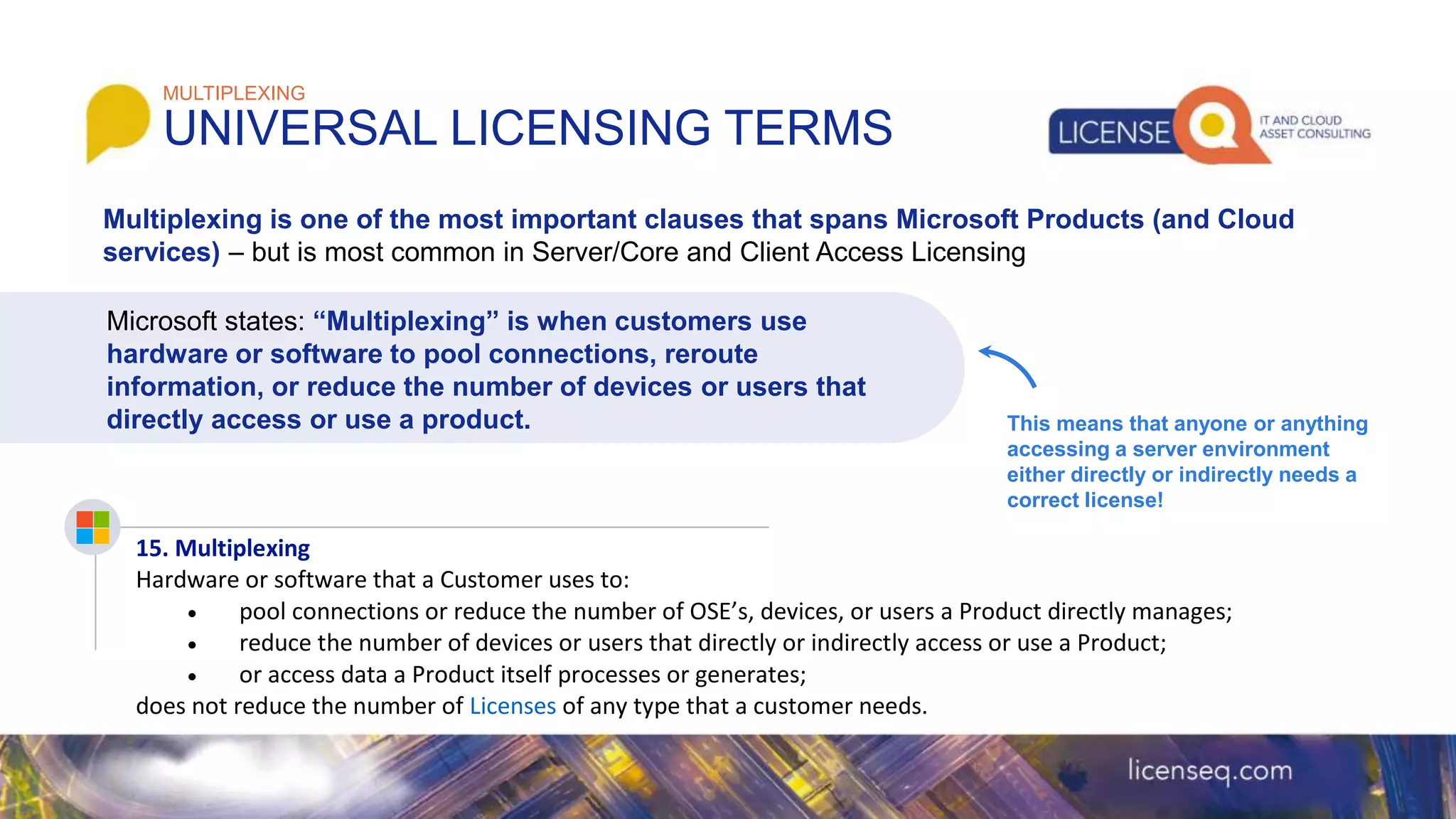 Microsoft Product Licensing Basics | PPTX