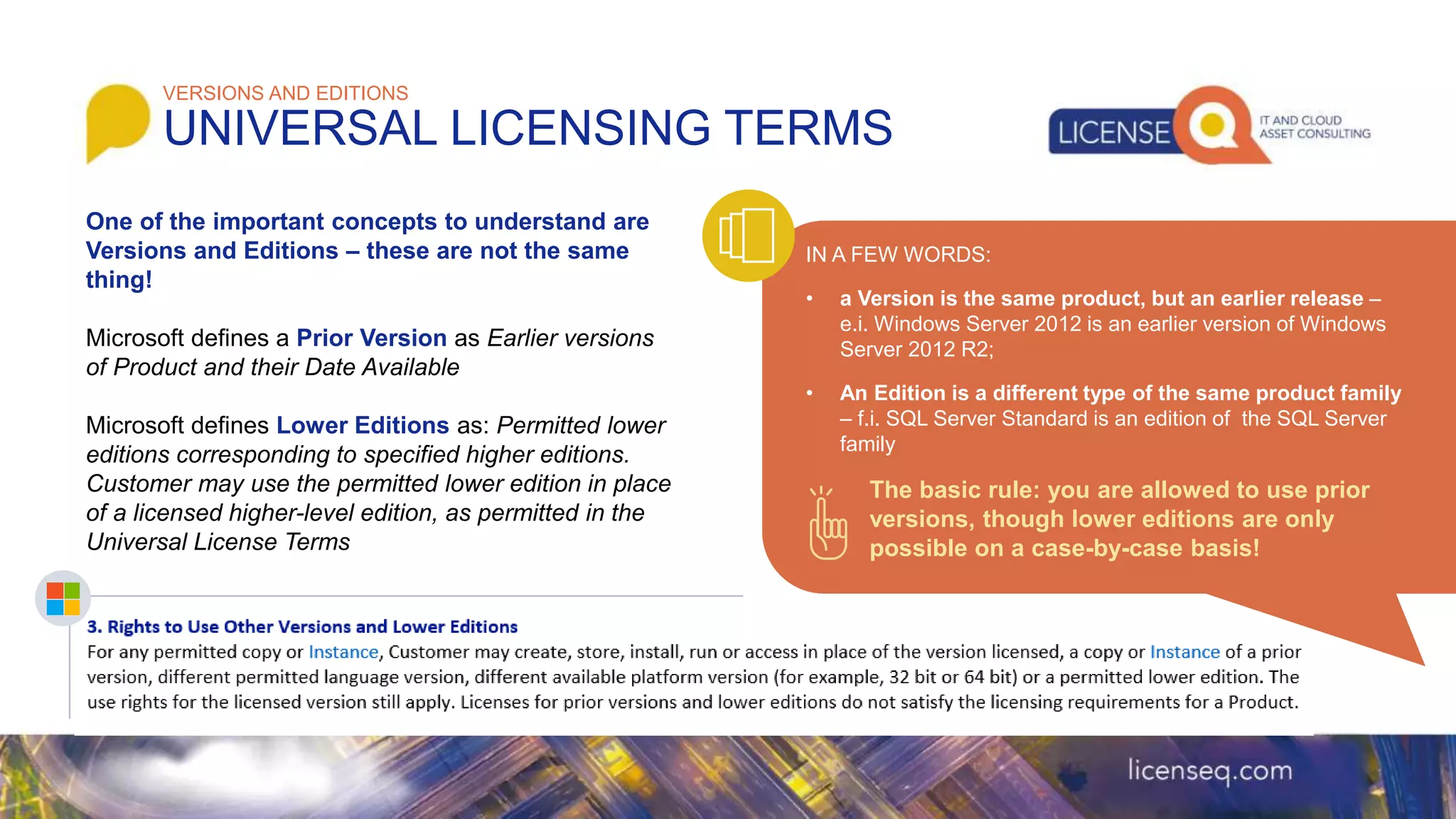 Microsoft Product Licensing Basics | PPTX