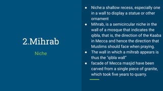 Elements of mosque architecture | PDF