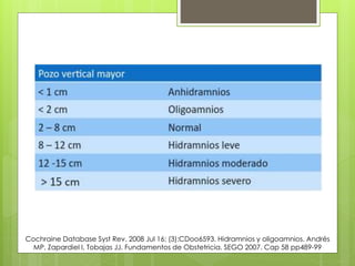 IMAGENOLOGÍA DEL LÍQUIDO AMNIÓTICO | PPTX