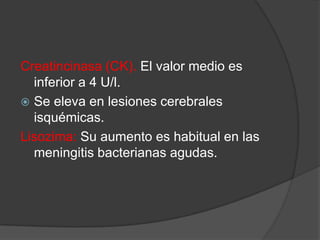 Líquido cefalorraquideo | PPTX