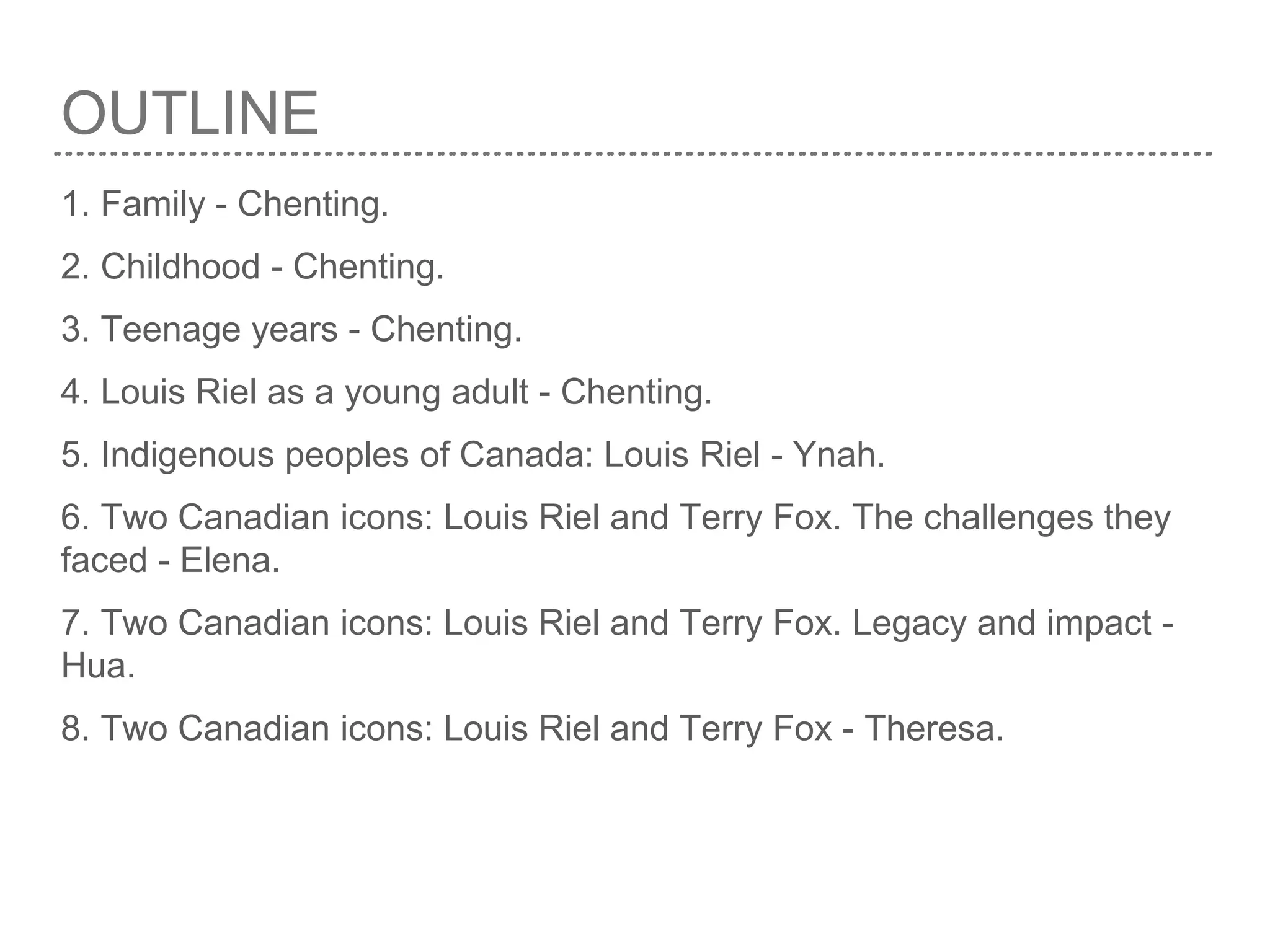 Louis Riel: Indigenous Peoples of Canada | PPTX