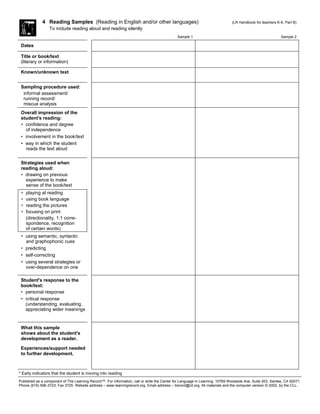 Lr %20reporting%20form%20-%20 elementary-eng%20(1) | PDF