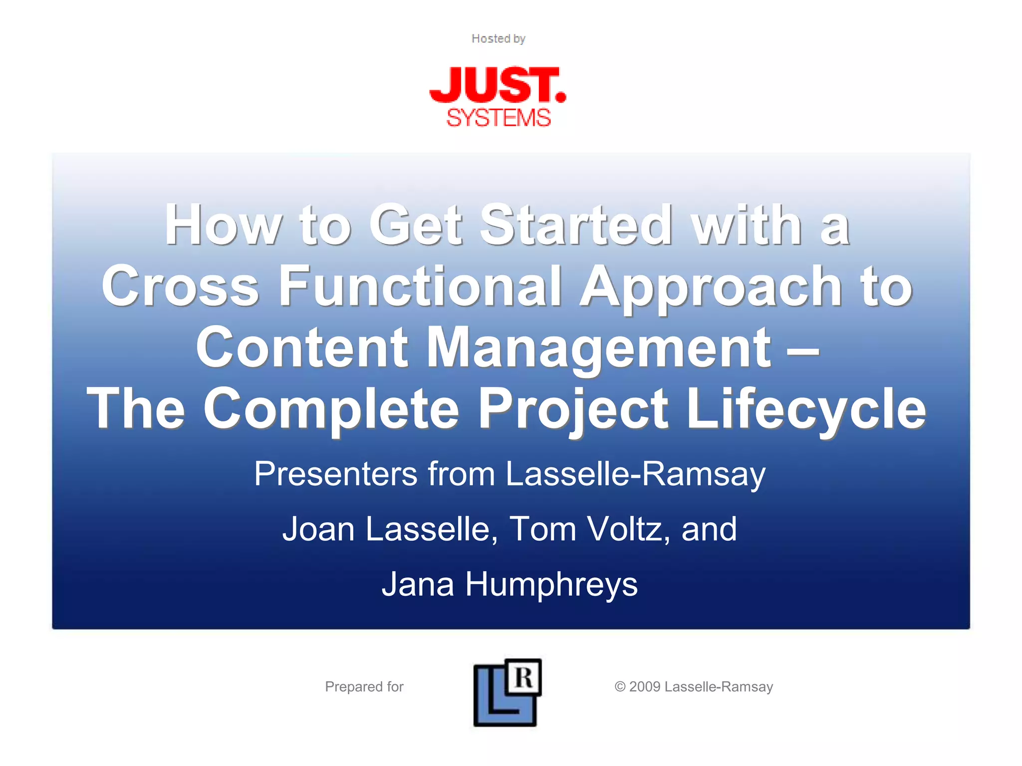 How to Get Started with a Cross Functional Approach to Content ...