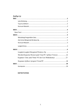 INSTALASI WINDOWS XP | PDF