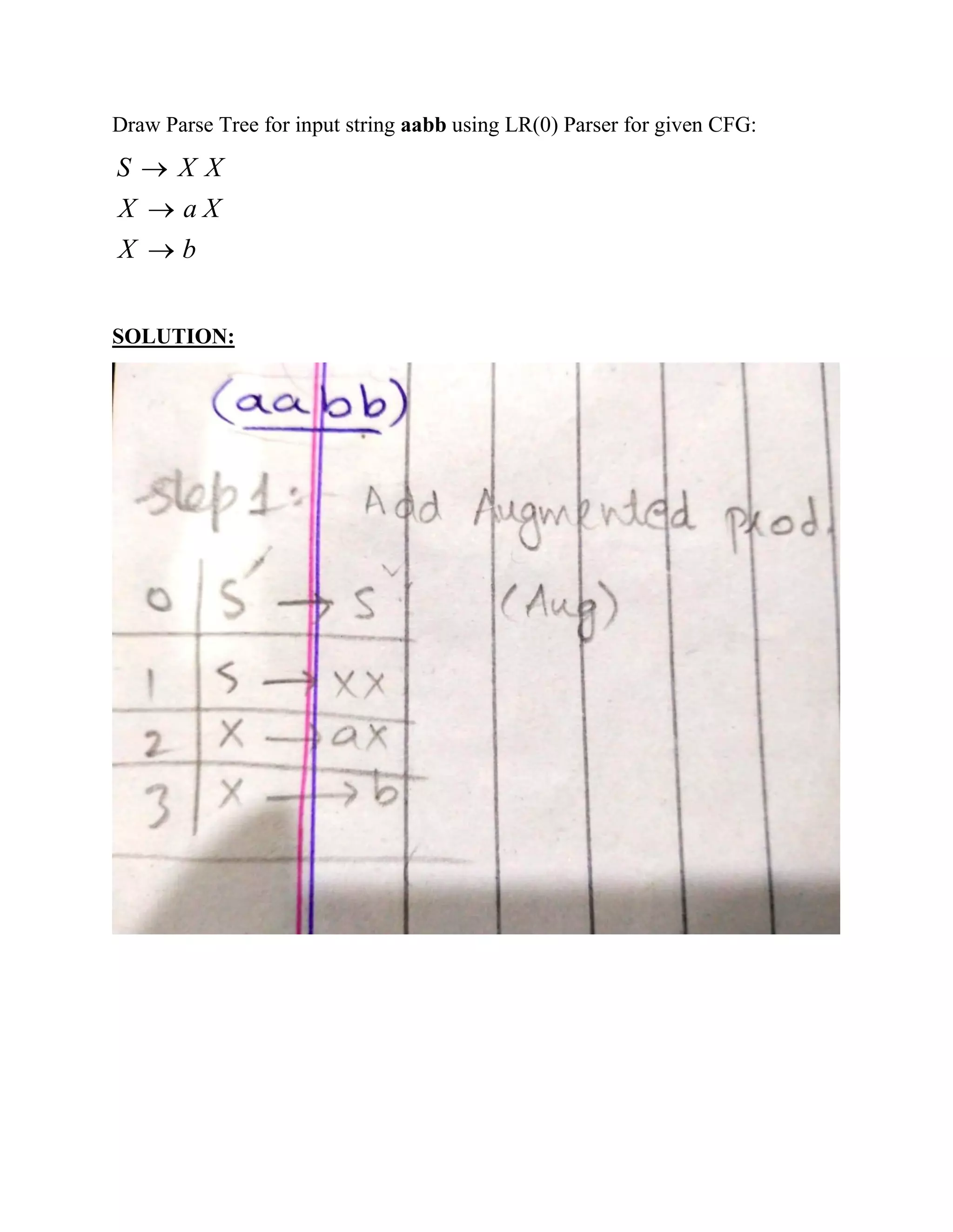 LR(0) parser in Compiler Consturction | PDF | Programming Languages | Computing
