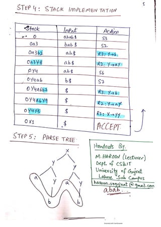 LR(1) CLR(1) Parser with Example | PDF | Programming Languages | Computing