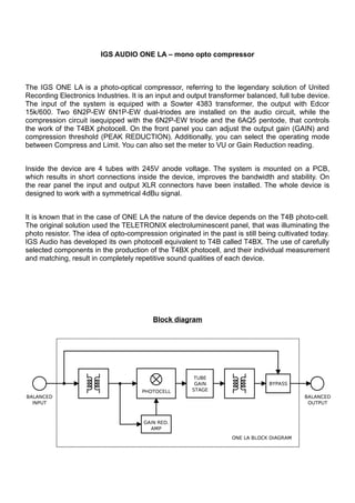 IGS-Audio-One-Leveling-Amplifier-Manual.pdf