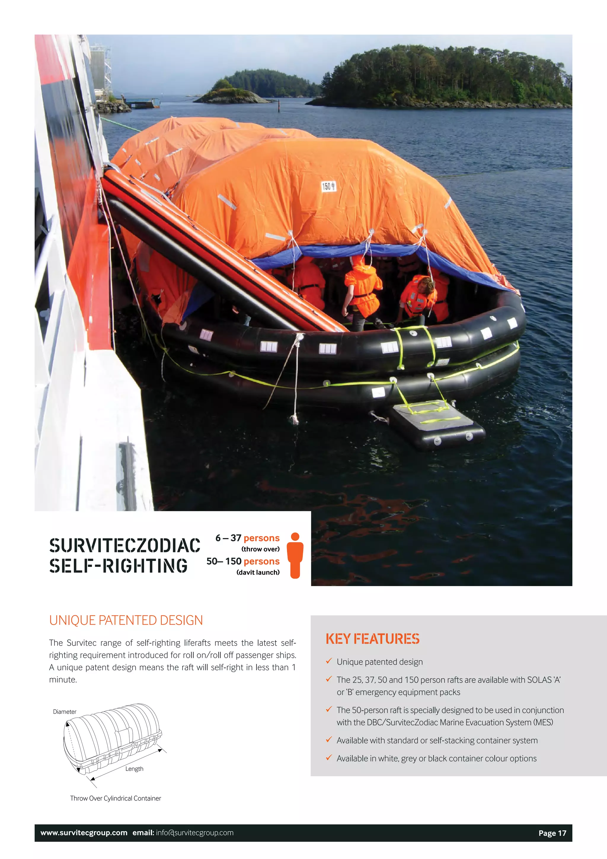 Survitec Liferaft Brochure | PDF