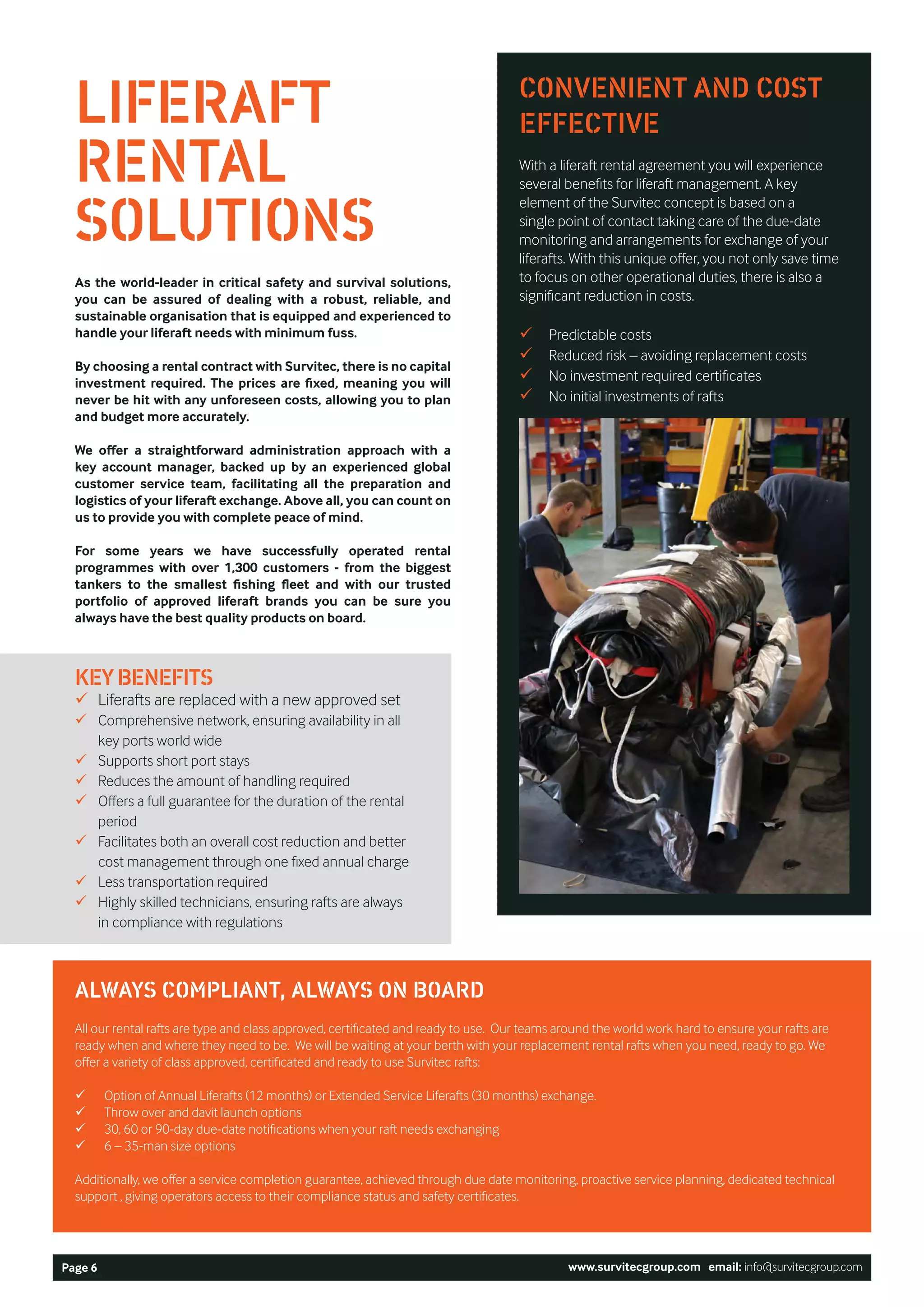 Survitec Liferaft Brochure | PDF