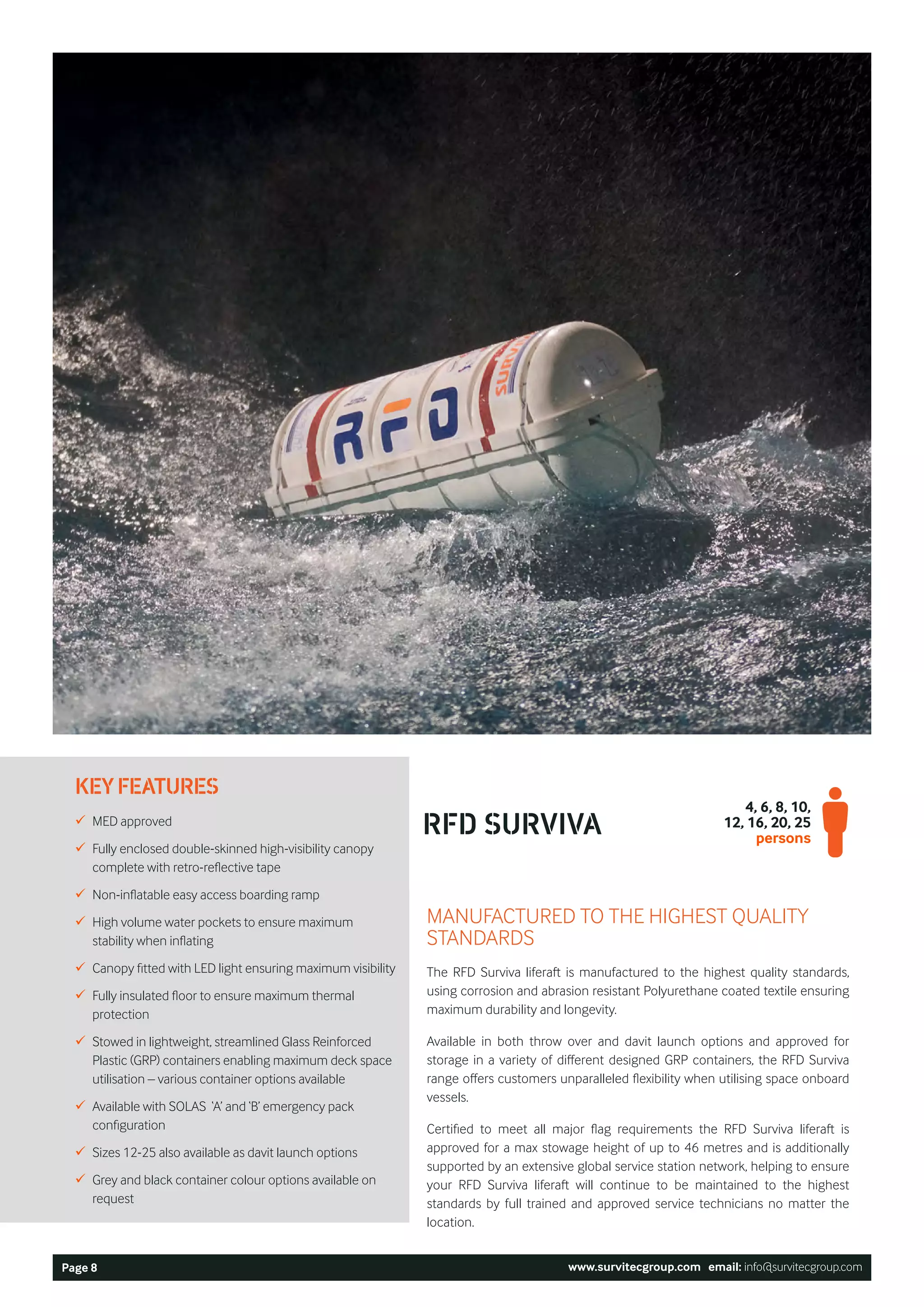 Survitec Liferaft Brochure | PDF