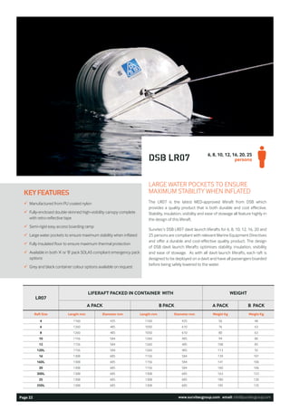 Survitec Liferaft Brochure | PDF