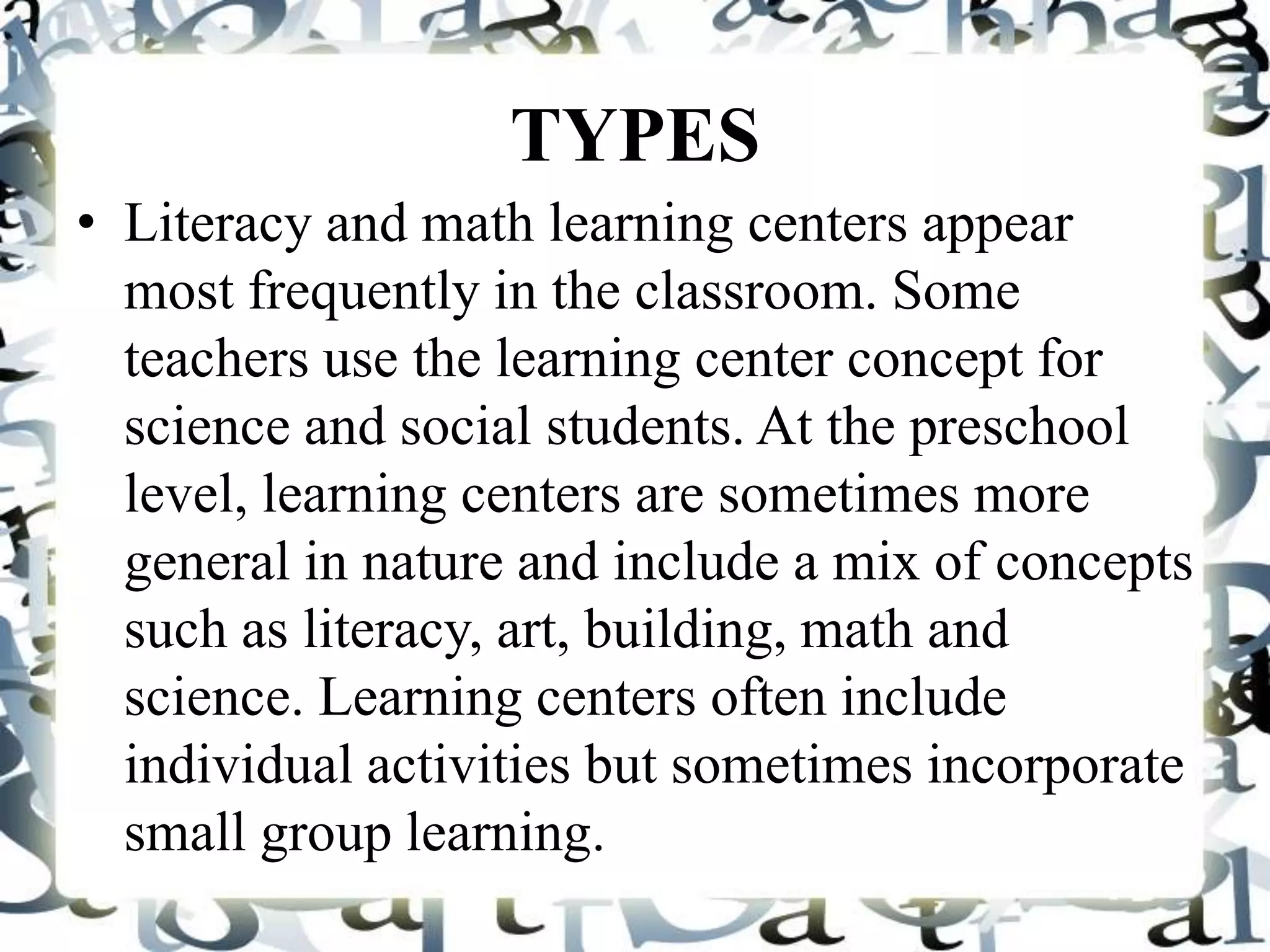 Learning Resource Center | PPTX