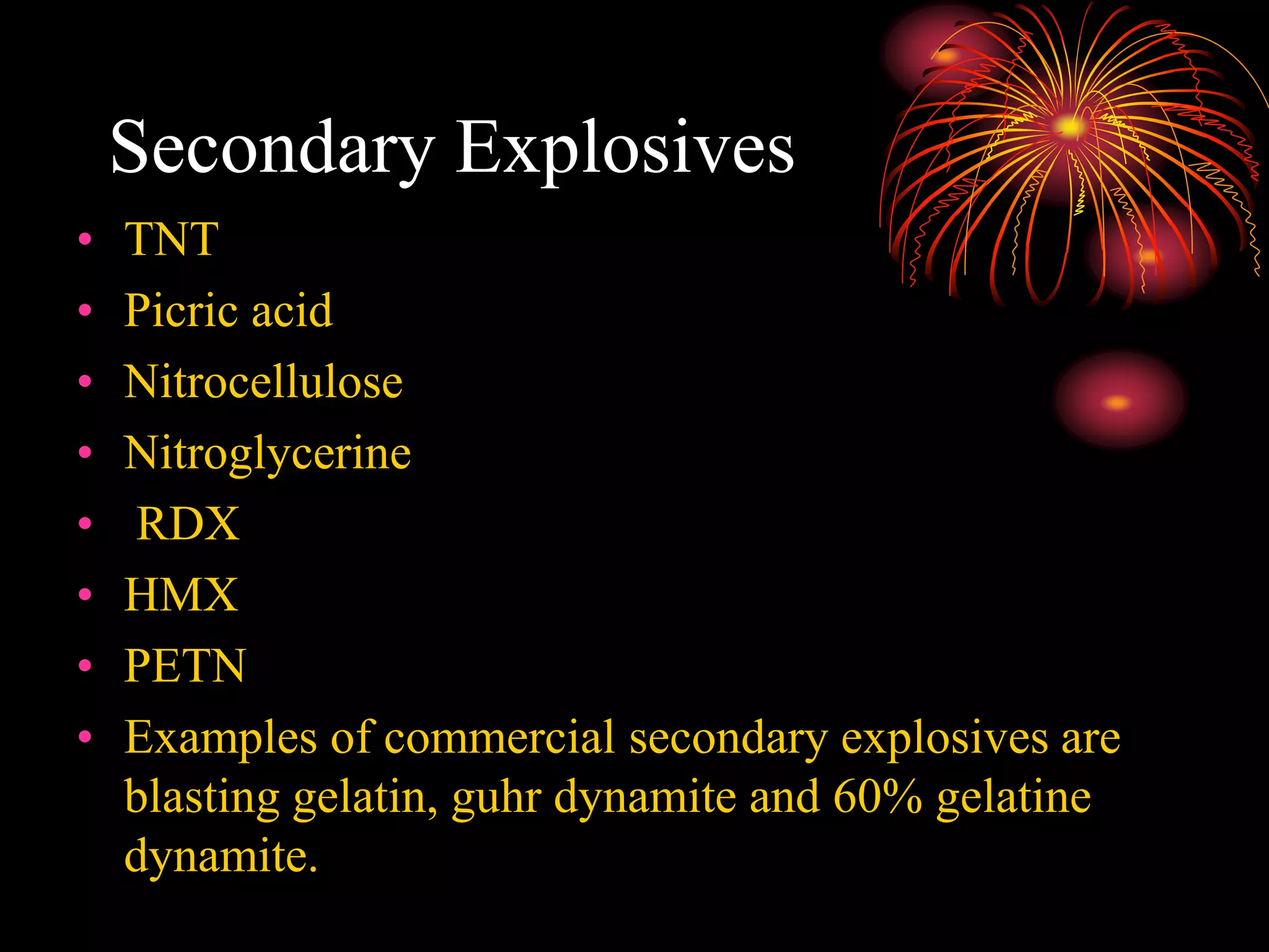Explosives | PPTX