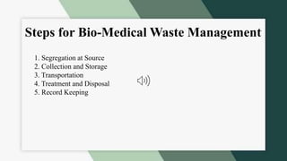 Medical Waste Management in hospitals and importance of public health ...