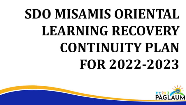 Learning Recovery Continuity Plan | PPTX | Education industry | Industries