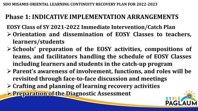 Learning Recovery Continuity Plan | PPTX | Education industry | Industries
