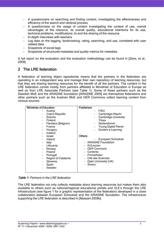 Experiences with the Learning Resource Exchange for schools in Europe ...