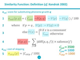 Phoneme Similarity Matrices to Improve Long Audio Alignment for ...