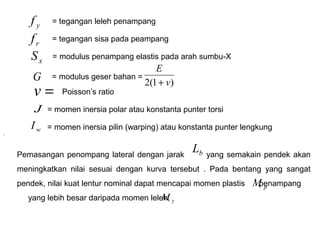 PERATURAN PERENCANAAN KONSTRUKSI BAJA DI INDONESIA | PPT